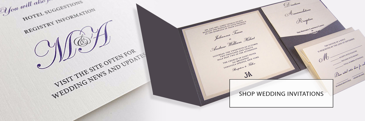 Shop Wedding Invitations | White Tie Designs